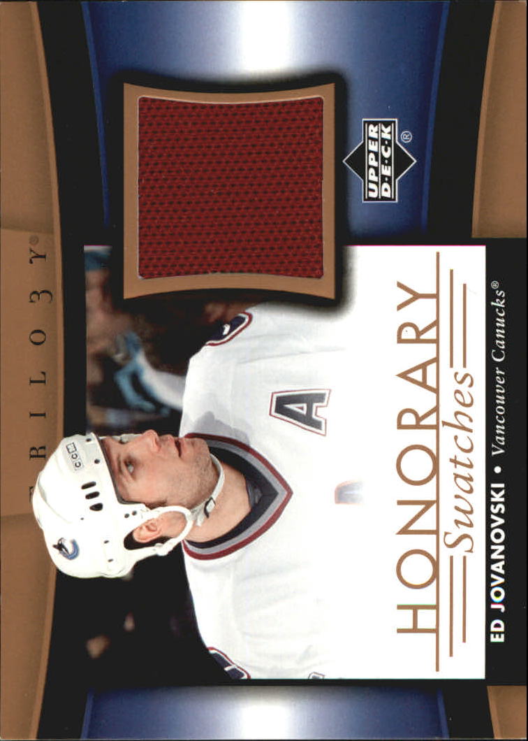 2005-06 Upper Deck Trilogy Honorary Swatches #HSEJ Ed Jovanovski - NM-MT