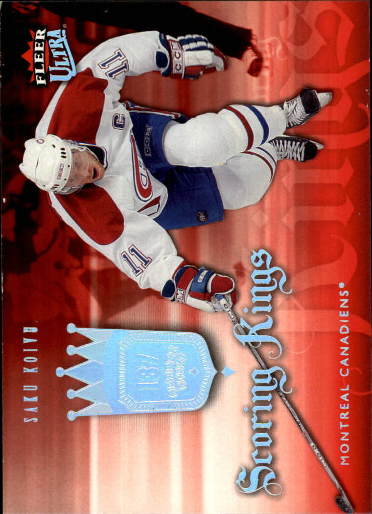 2006-07 Ultra Scoring Kings #SK27 Saku Koivu - NM-MT