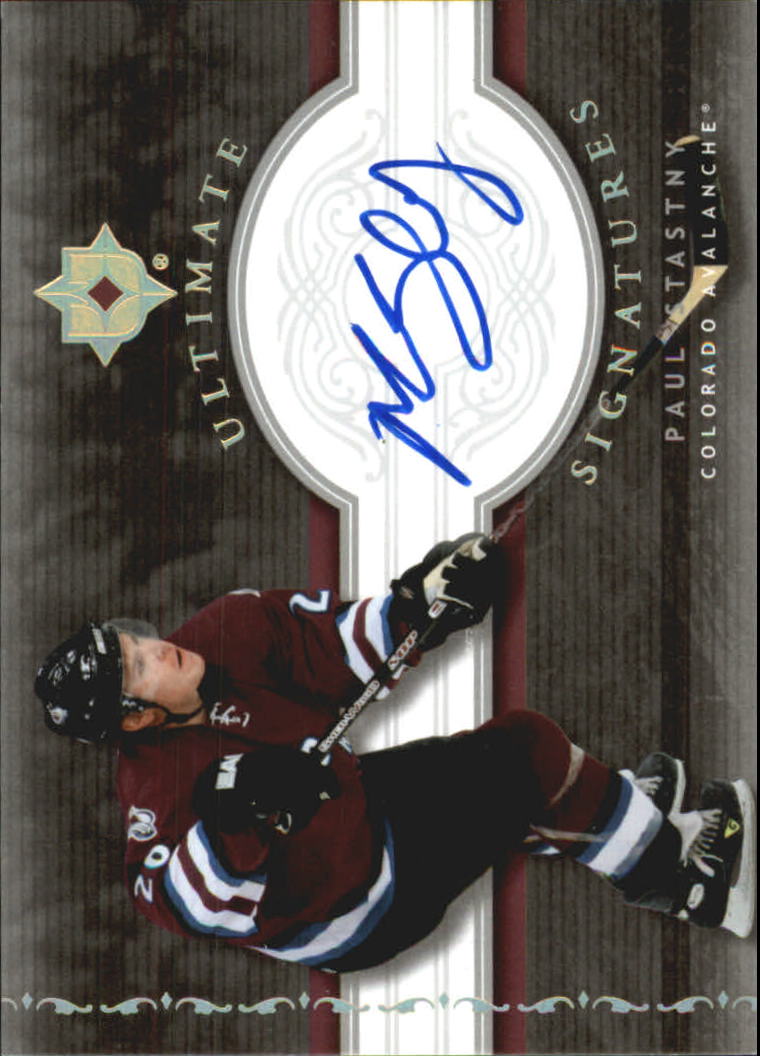 2006-07 Ultimate Collection Signatures #USPS Paul Stastny - - Autograph ...