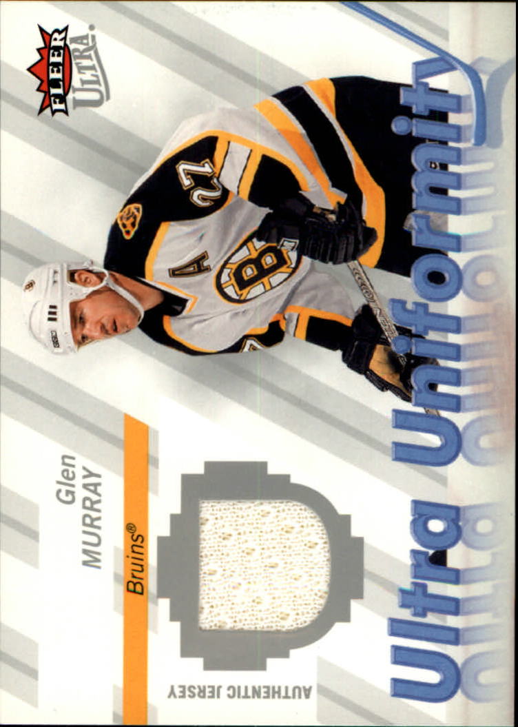 2007-08 Ultra Uniformity #UGM Glen Murray - NM-MT