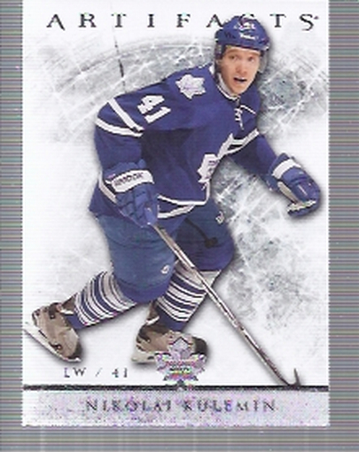2012-13 Artifacts #78 Nikolai Kulemin - NM-MT+ - TemDee | Beckett ...