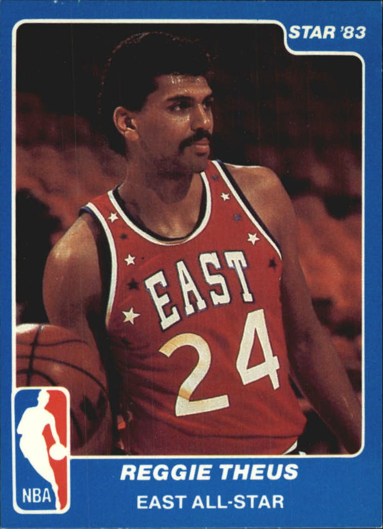 1983 Star All-Star Game #10 Reggie Theus - AU w/cert. - NM-MT+