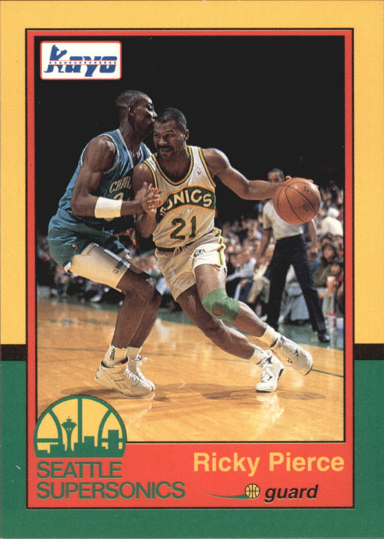1990-91 Supersonics Kayo #9 Ricky Pierce - NM-MT