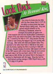 1991-92 Hoops #322 Bernard King YB - A5087 - NM-MT