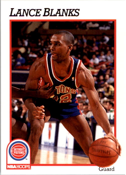 1991-92 Hoops #361 Lance Blanks - NM-MT