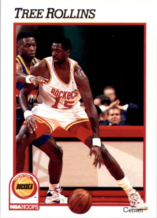 1991-92 Hoops #371 Tree Rollins - NM-MT