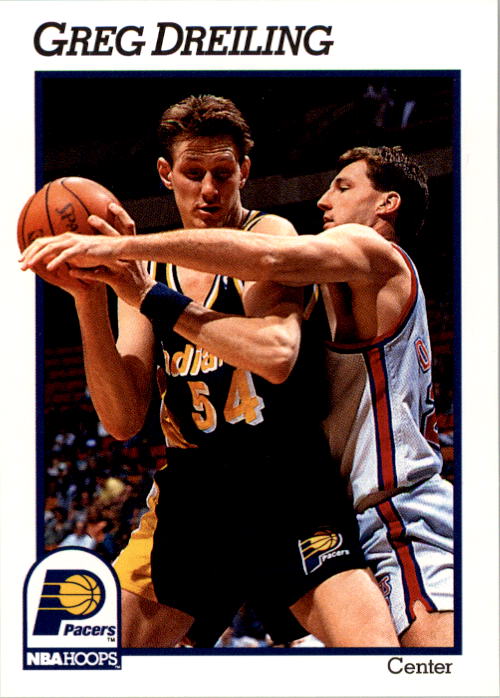 1991-92 Hoops #372 Greg Dreiling - NM-MT