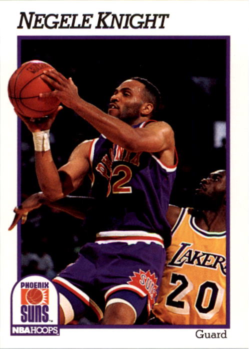 1991-92 Hoops #418 Negele Knight - NM-MT