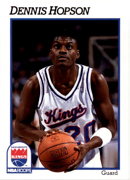 1991-92 Hoops #426 Dennis Hopson - NM-MT