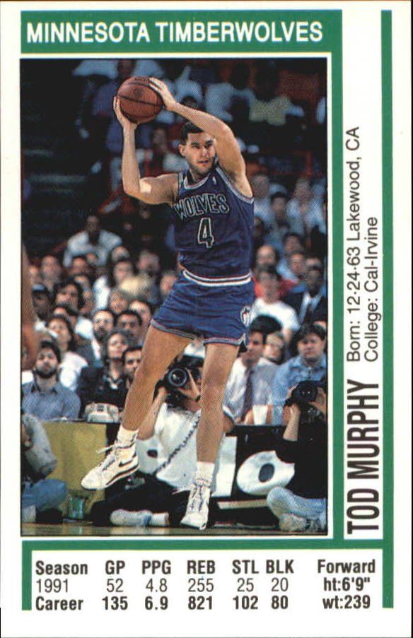 1991-92 Panini Stickers #65 Tod Murphy - NM-MT