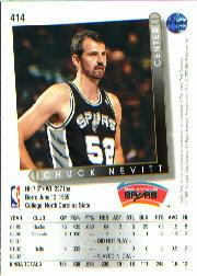 1993-94 Upper Deck #414 Chuck Nevitt - NM-MT