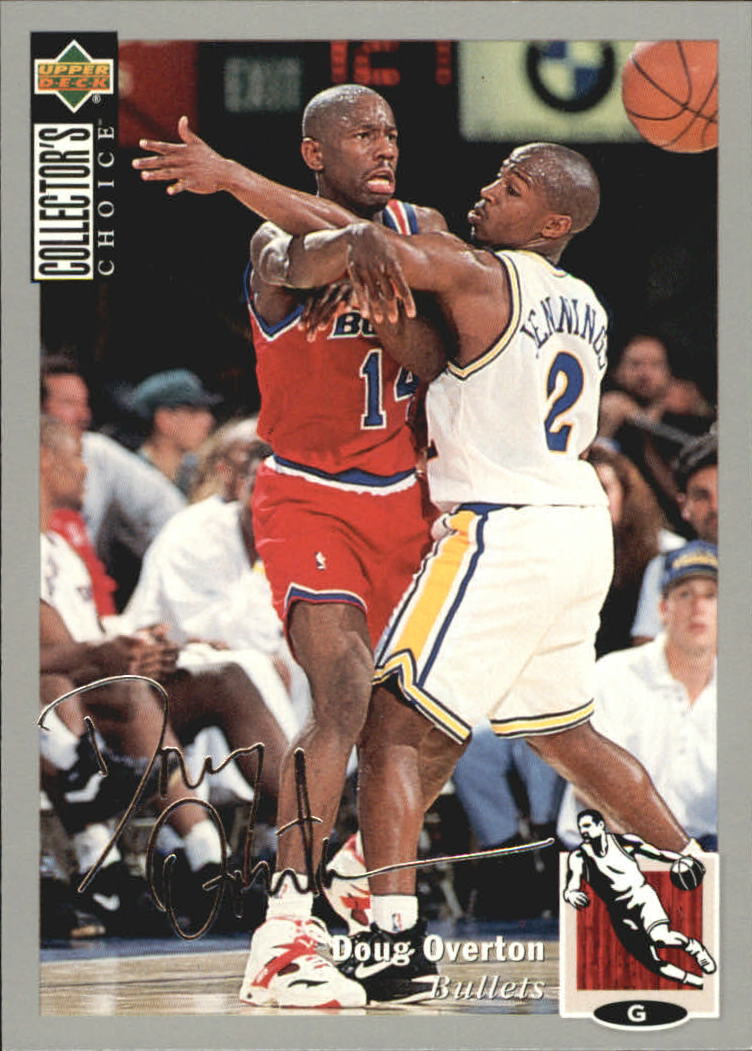 1994-95 Collector's Choice Silver Signature #114 Doug Overton - NM-MT