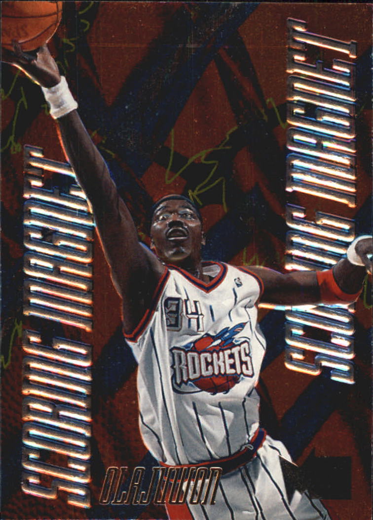 1995-96 Metal Scoring Magnets #6 Hakeem Olajuwon - NM-MT