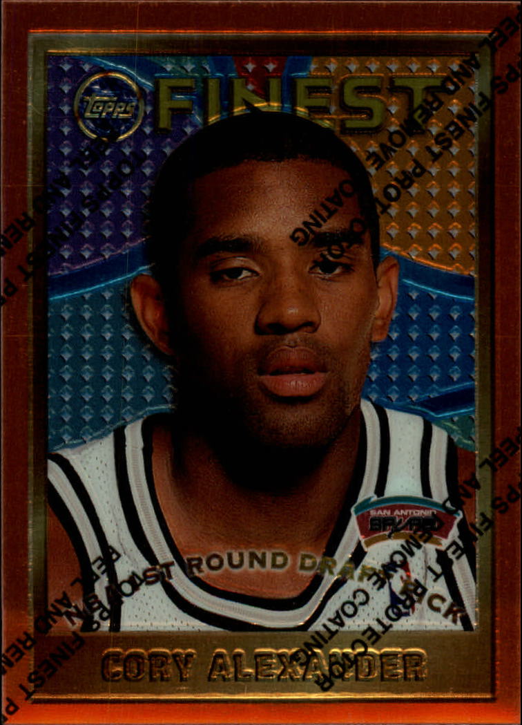 1995-96 Finest #139 Cory Alexander RC - NM-MT
