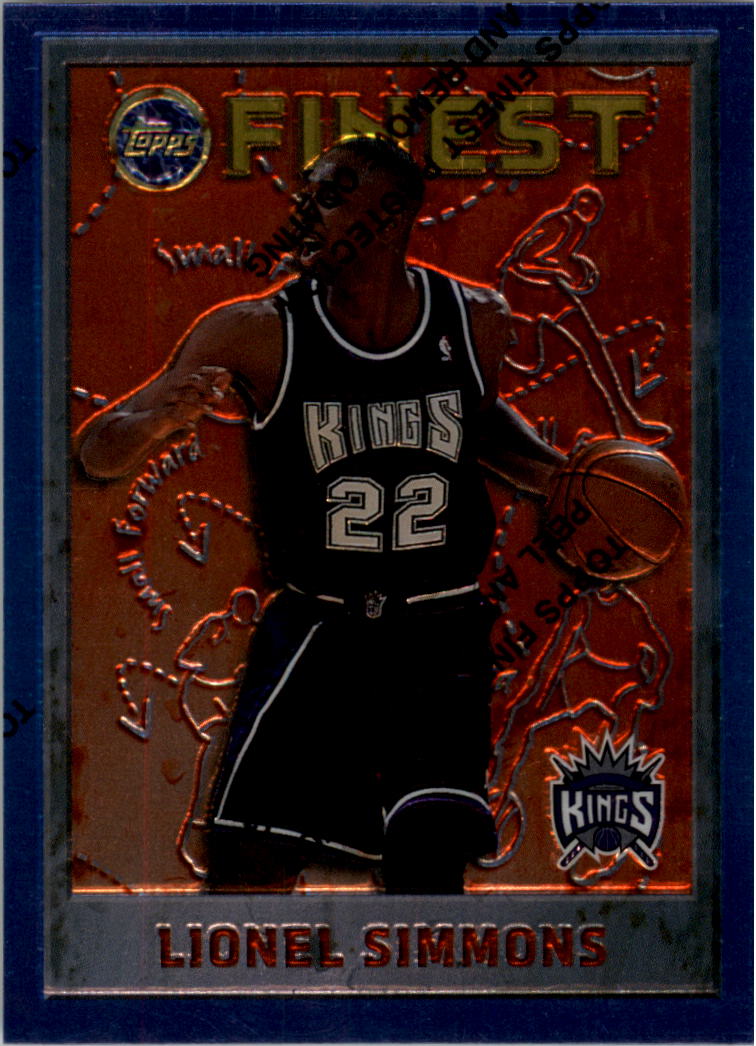 1995-96 Finest #203 Lionel Simmons - NM-MT