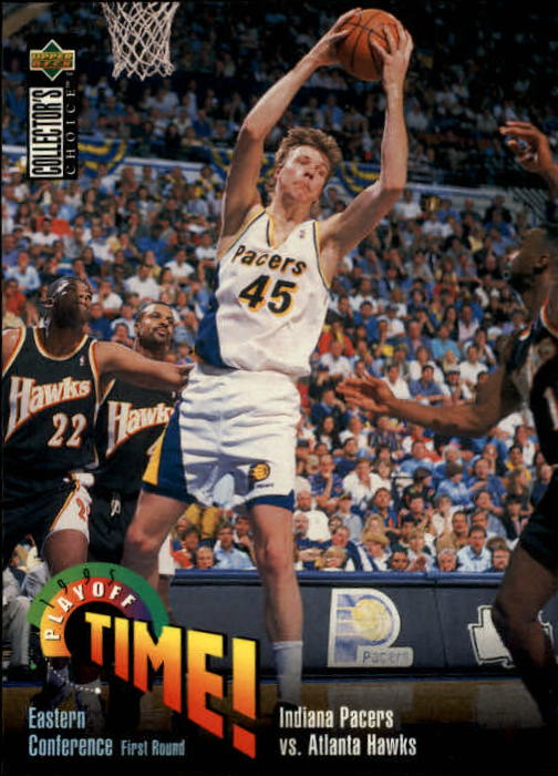 1995-96 Collector's Choice #351 Rik Smits PT - NM-MT
