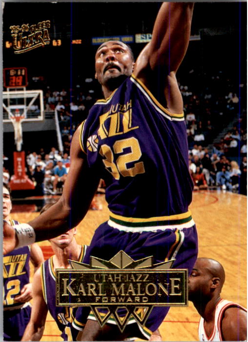 1995-96 Ultra #185 Karl Malone - NM-MT