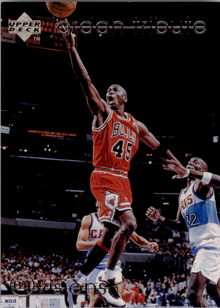 1997 Upper Deck Michael Jordan Tribute #MJ4 Michael Jordan VIS - NM-MT