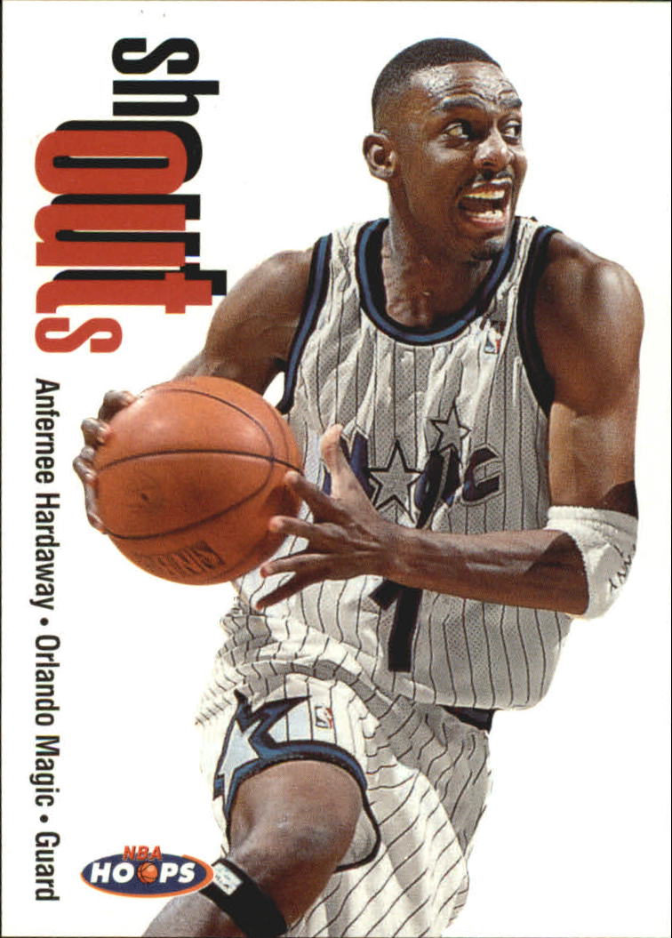 1998-99 Hoops Shout Outs #8 Anfernee Hardaway - NM-MT 1998-99 Hoops Shout Outs #8 Anfernee Hardaway - NM-MT