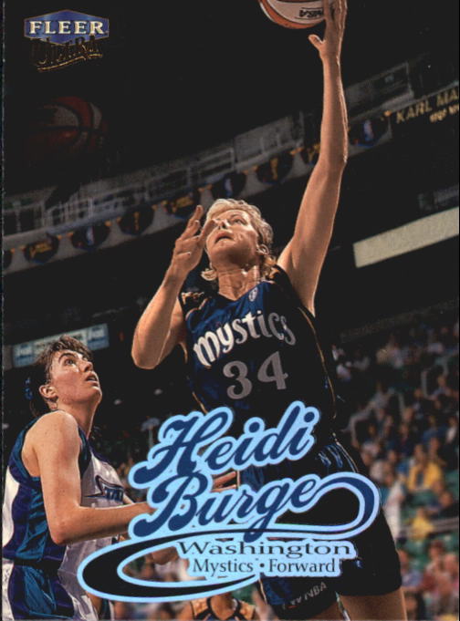 1999 Ultra WNBA #53 Heidi Burge - NM-MT