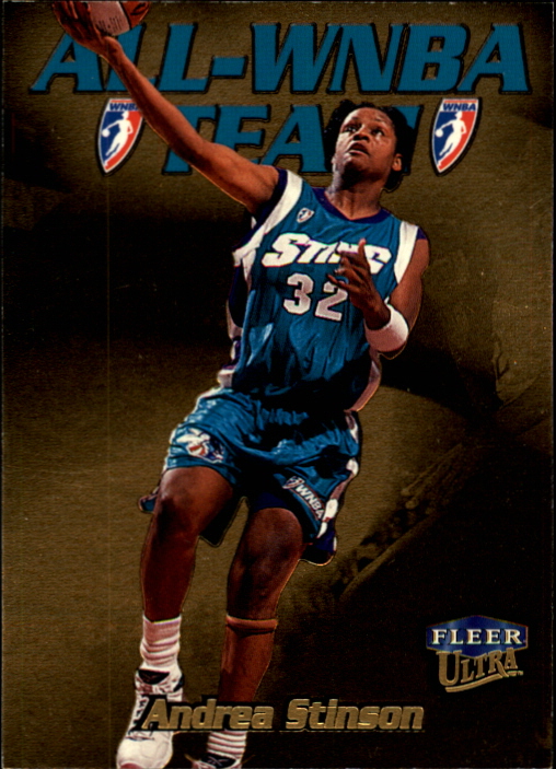 1999 Ultra WNBA Gold Medallion #99 Andrea Stinson AW - NM-MT