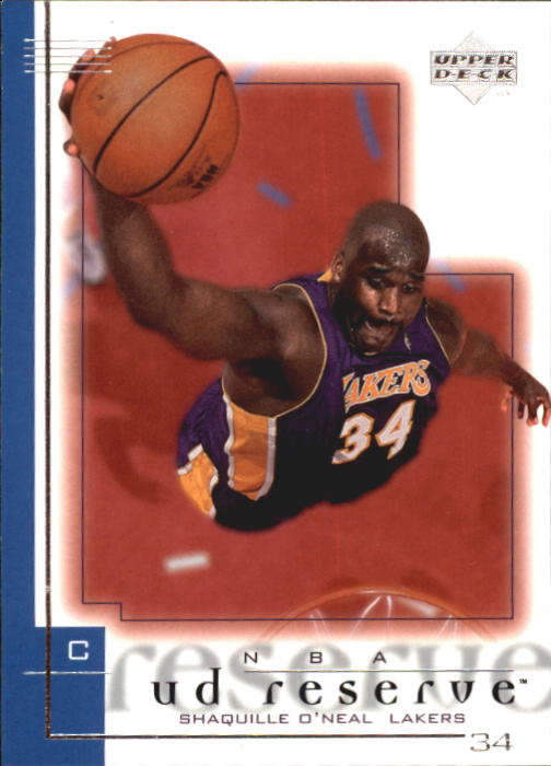 2000-01 UD Reserve #37 Shaquille O’Neal - NM-MT