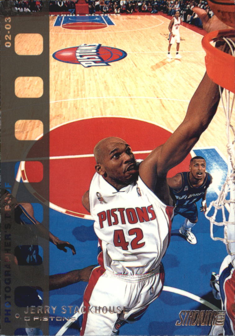 2002-03 Stadium Club Photo Proof Parallel #96 Jerry Stackhouse - NM-MT
