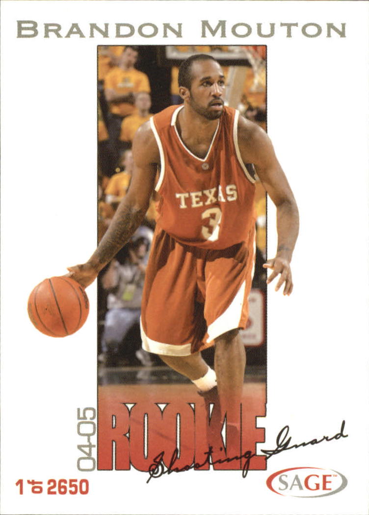 2004 SAGE #22 Brandon Mouton - NM-MT - Burbank Sportscards | Beckett Marketplace