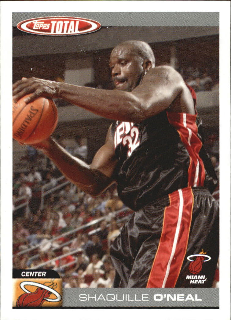 2004-05 Topps Total Team Checklists #15 Shaquille O'Neal - NM-MT - Jim ...