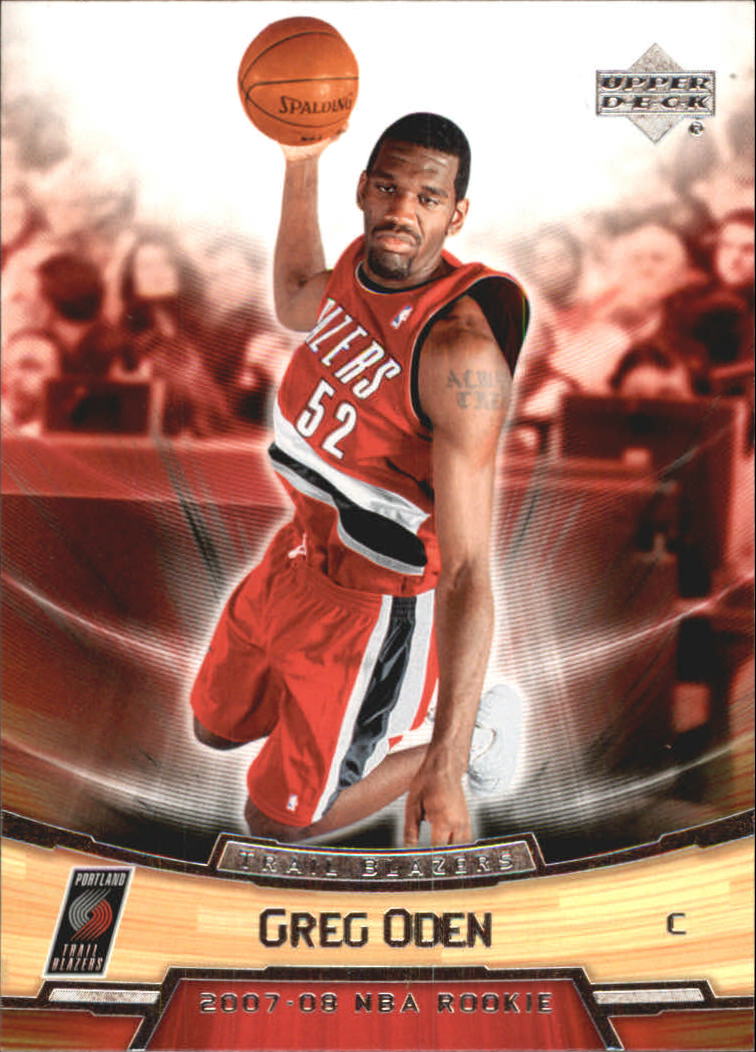 2007-08 Upper Deck NBA Rookie Box Set #20 Greg Oden | eBay