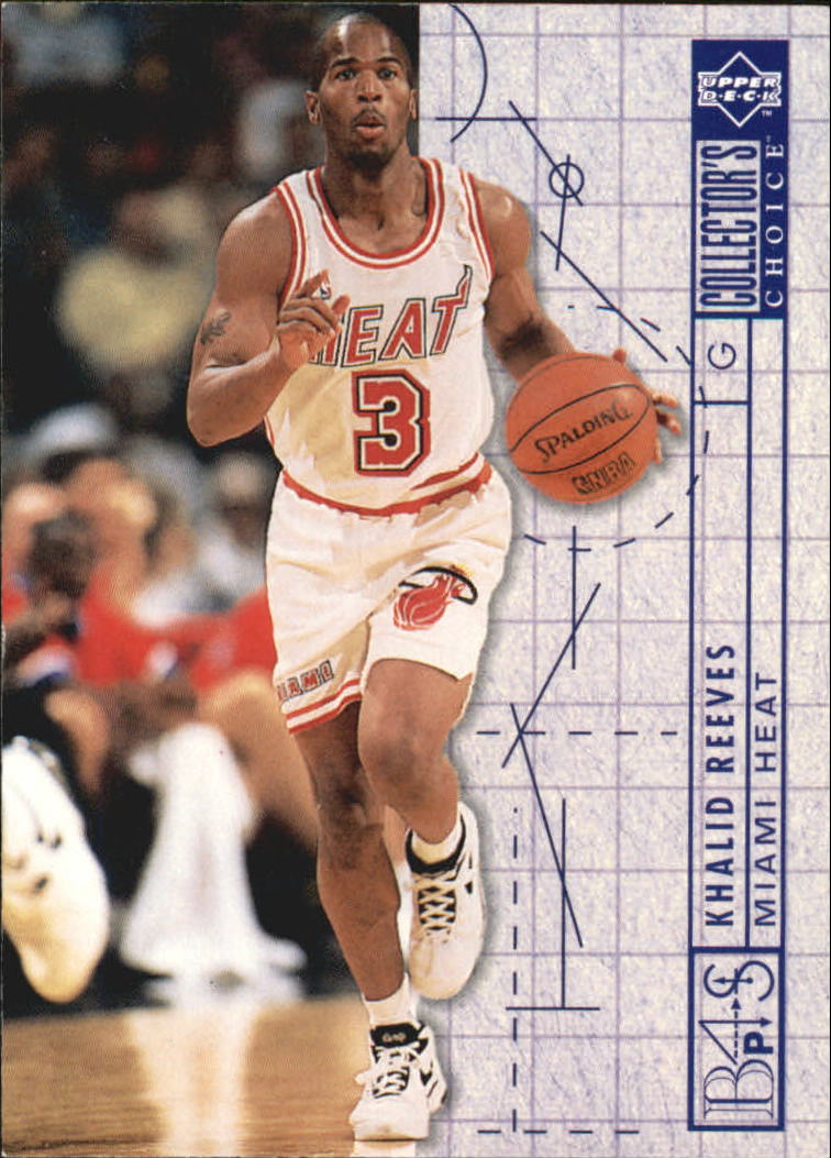 1994-95 Collector's Choice International Italian #385 Khalid Reeves BP ...