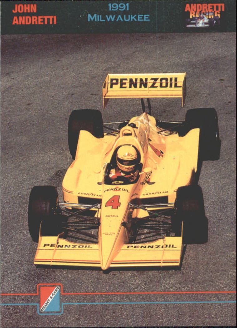 1992 Collect-A-Card Andretti Racing #40 John Andretti's Car - NM-MT ...