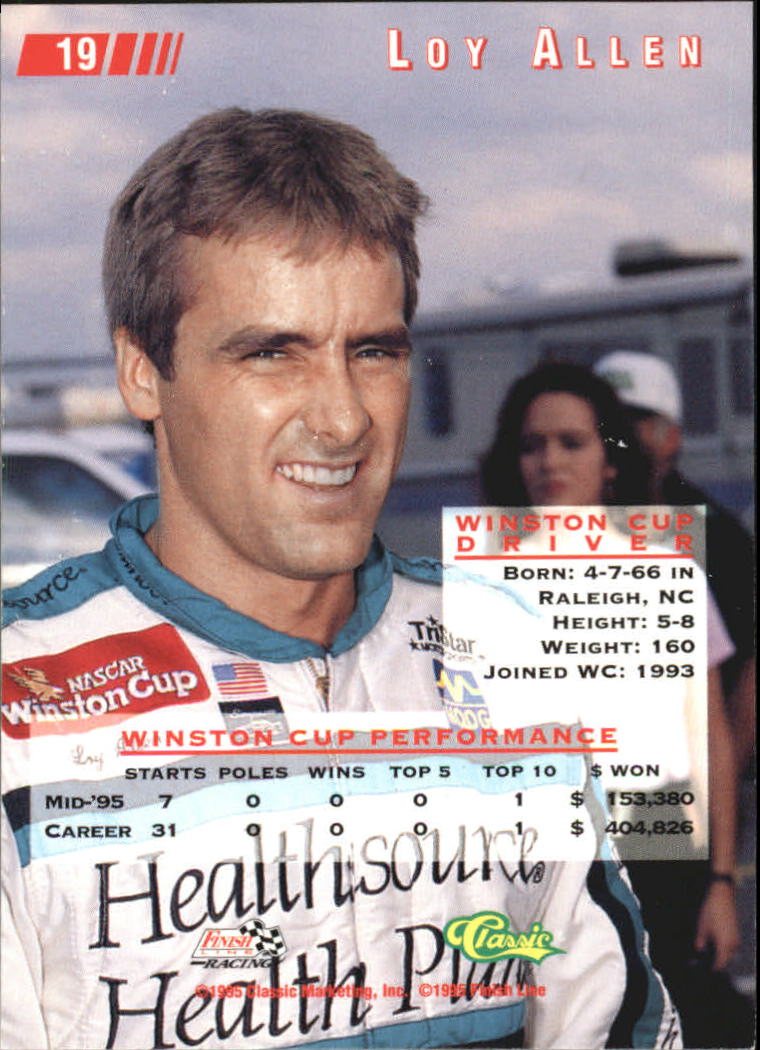 1995 Images Gold #19 Loy Allen Jr. - NM-MT