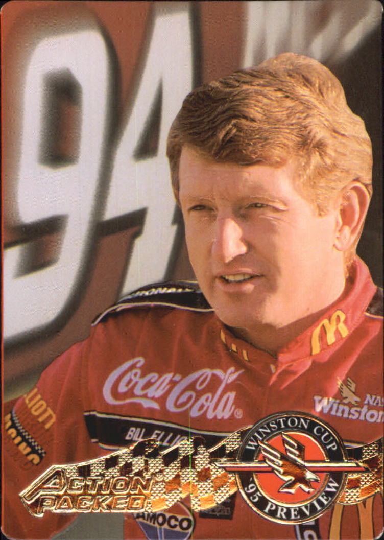 1995 Action Packed Preview #8 Bill Elliott - NM-MT - THE COLLECTOR'S ...