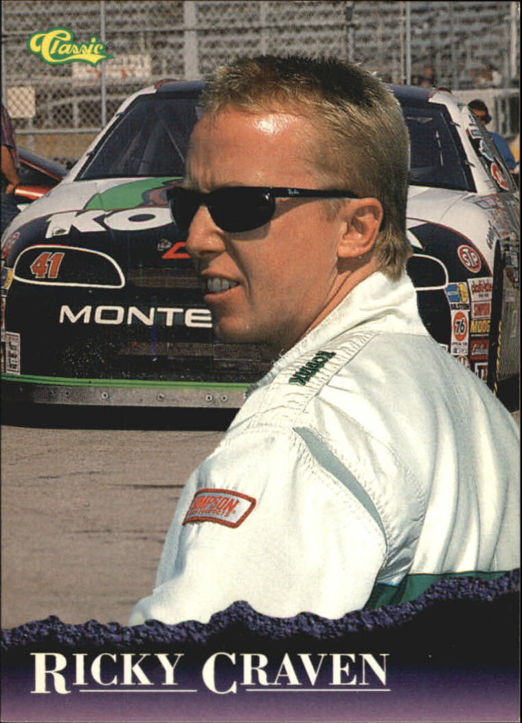 1996 Classic #45 Ricky Craven - NM-MT - Card Shack | Beckett Marketplace