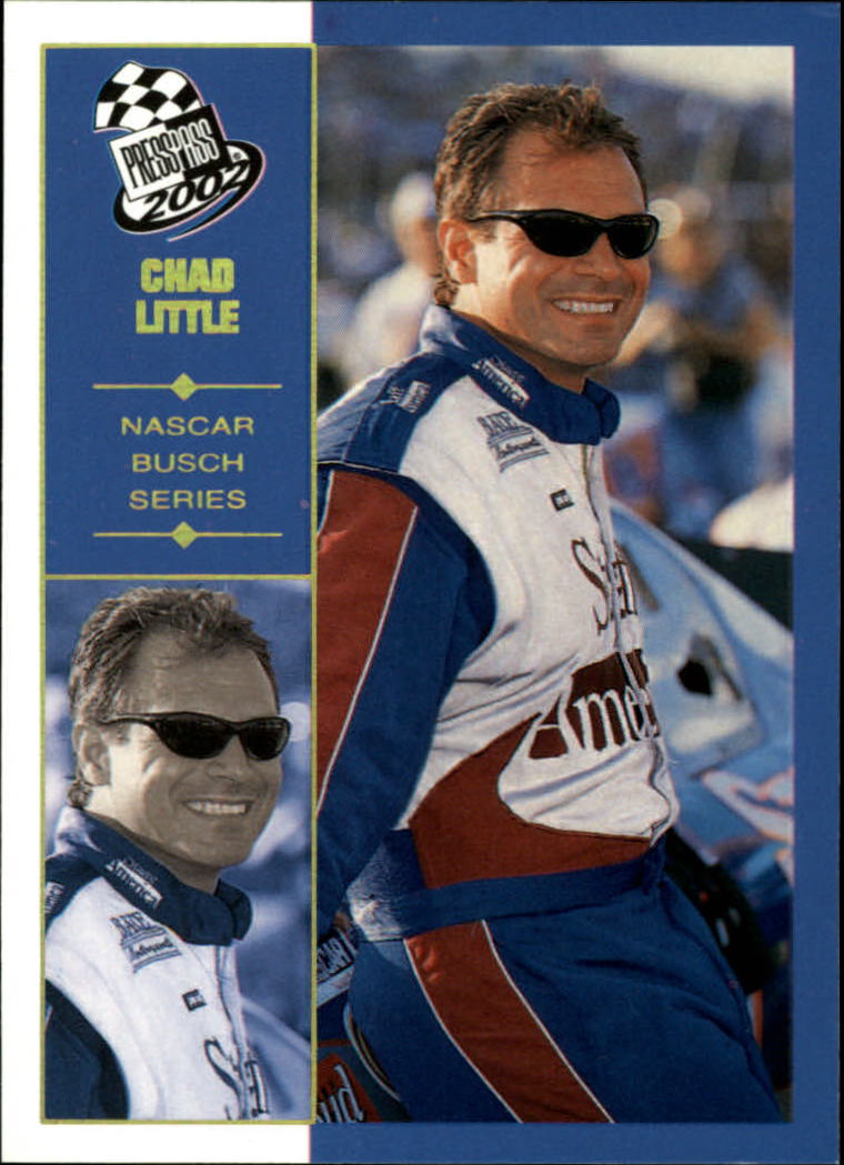 2002 Press Pass Platinum #47 Chad Little NBS - NM-MT+ - Card Shack ...