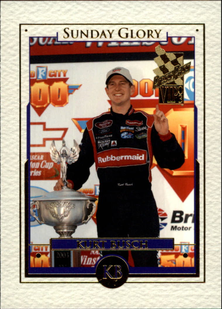 2003 VIP #24 Kurt Busch SG - NM-MT+