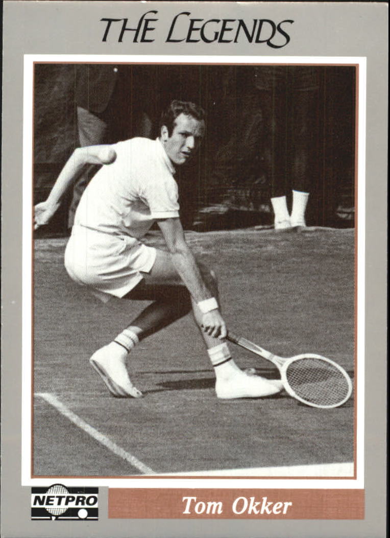 1991 NetPro Legends #40 Tom Okker RC - NM-MT