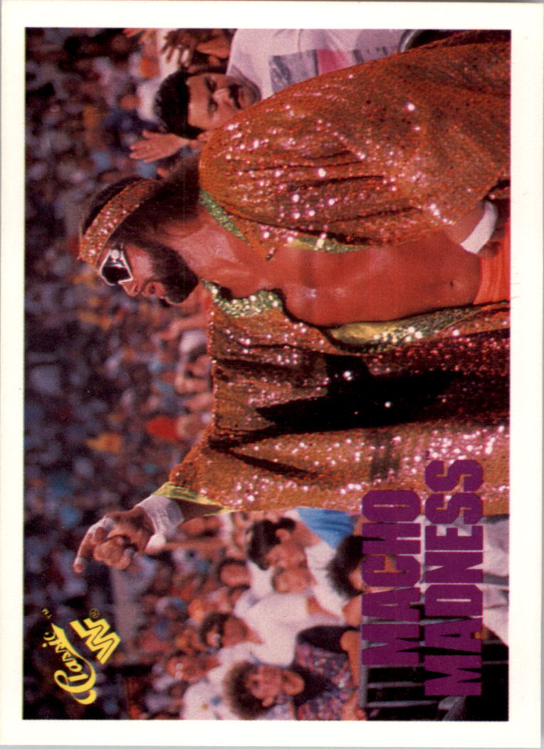 1990 Classic WWF #4 Macho Man Randy Savage - NM-MT - Card Gallery ...