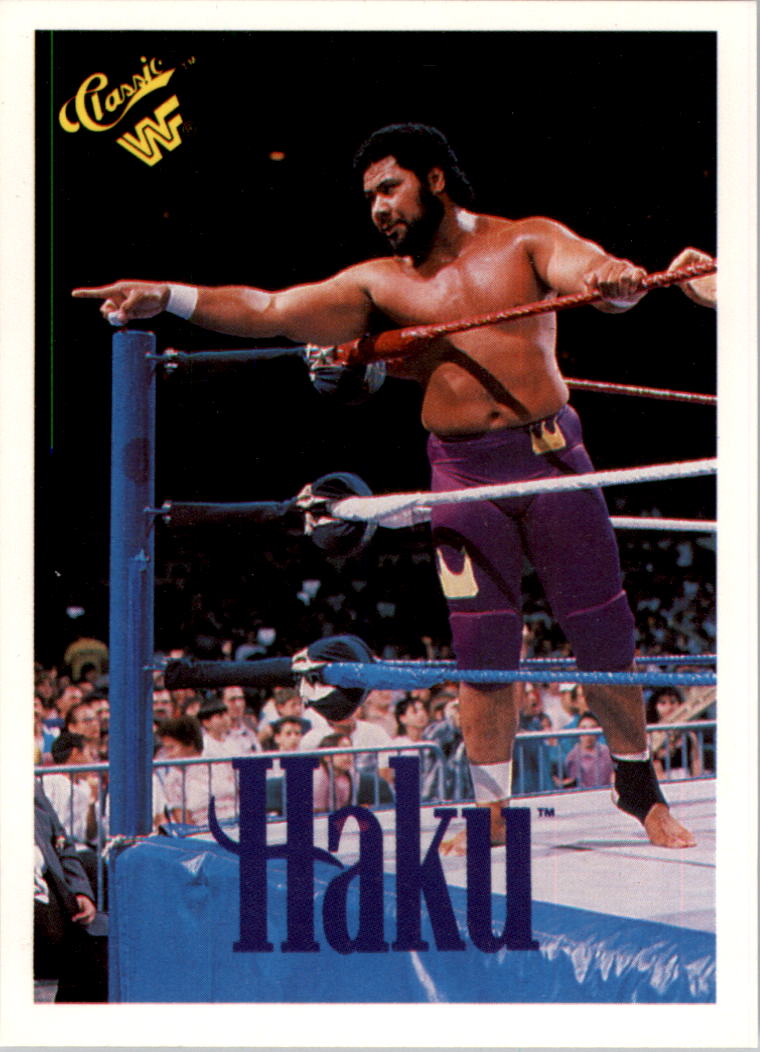 1990 Classic WWF #35 Haku - NM-MT - Burbank Sportscards | Beckett ...