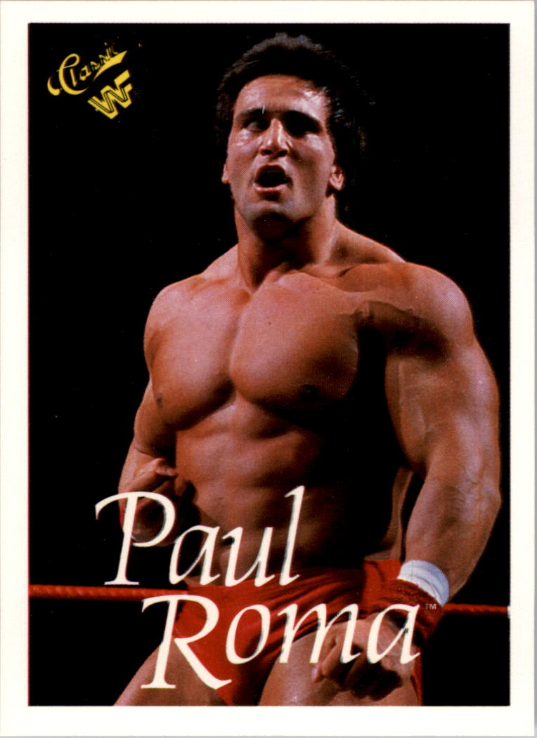 1990 Classic WWF #48 Paul Roma - NM-MT