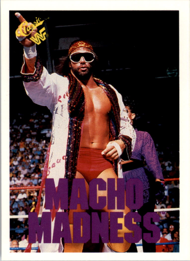 1990 Classic WWF #126 Macho Man Randy Savage - NM-MT