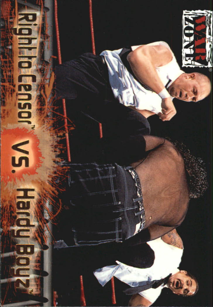 2001 Fleer Wwf Raw Is War 83 Right To Censor Vs Hardy Boyz Wz Nm Mt