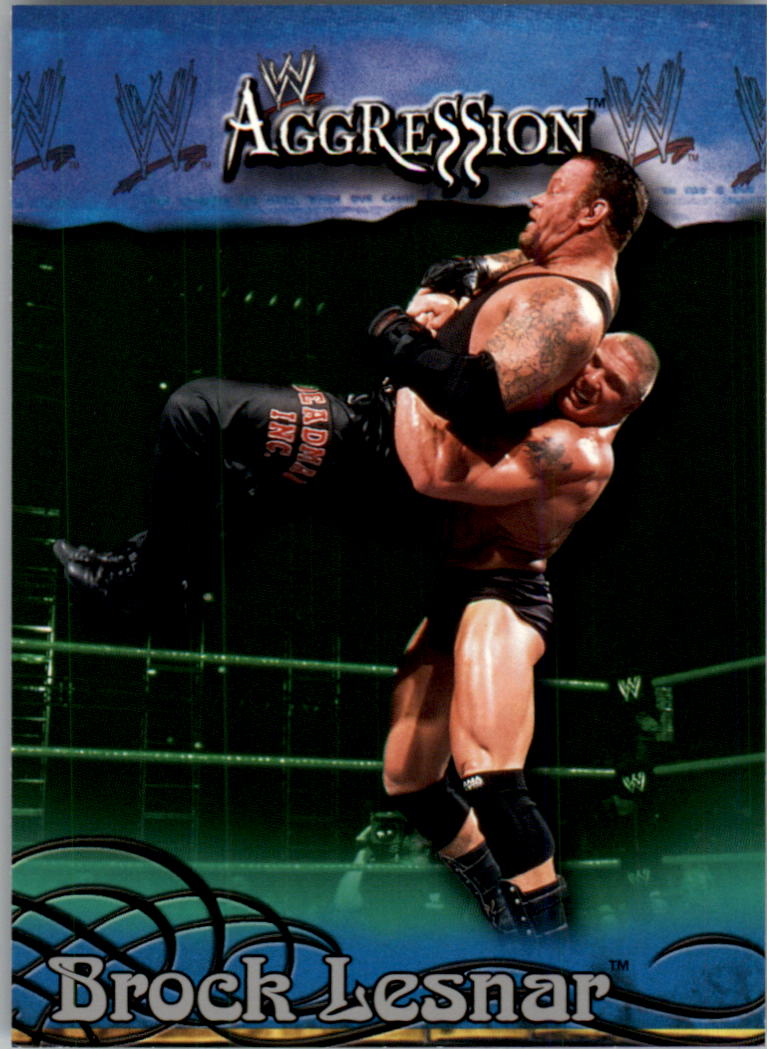 2003 Fleer WWE Aggression #47 Brock Lesnar - NM-MT
