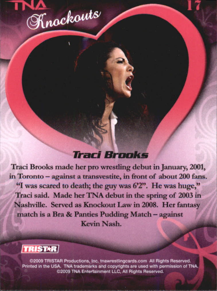 2009 TRISTAR TNA Knockouts #17 Traci Brooks KO - NM-MT