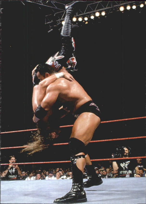 2000 Comic Images WWF Rock Solid #54 Rock vs. Triple H - NM-MT
