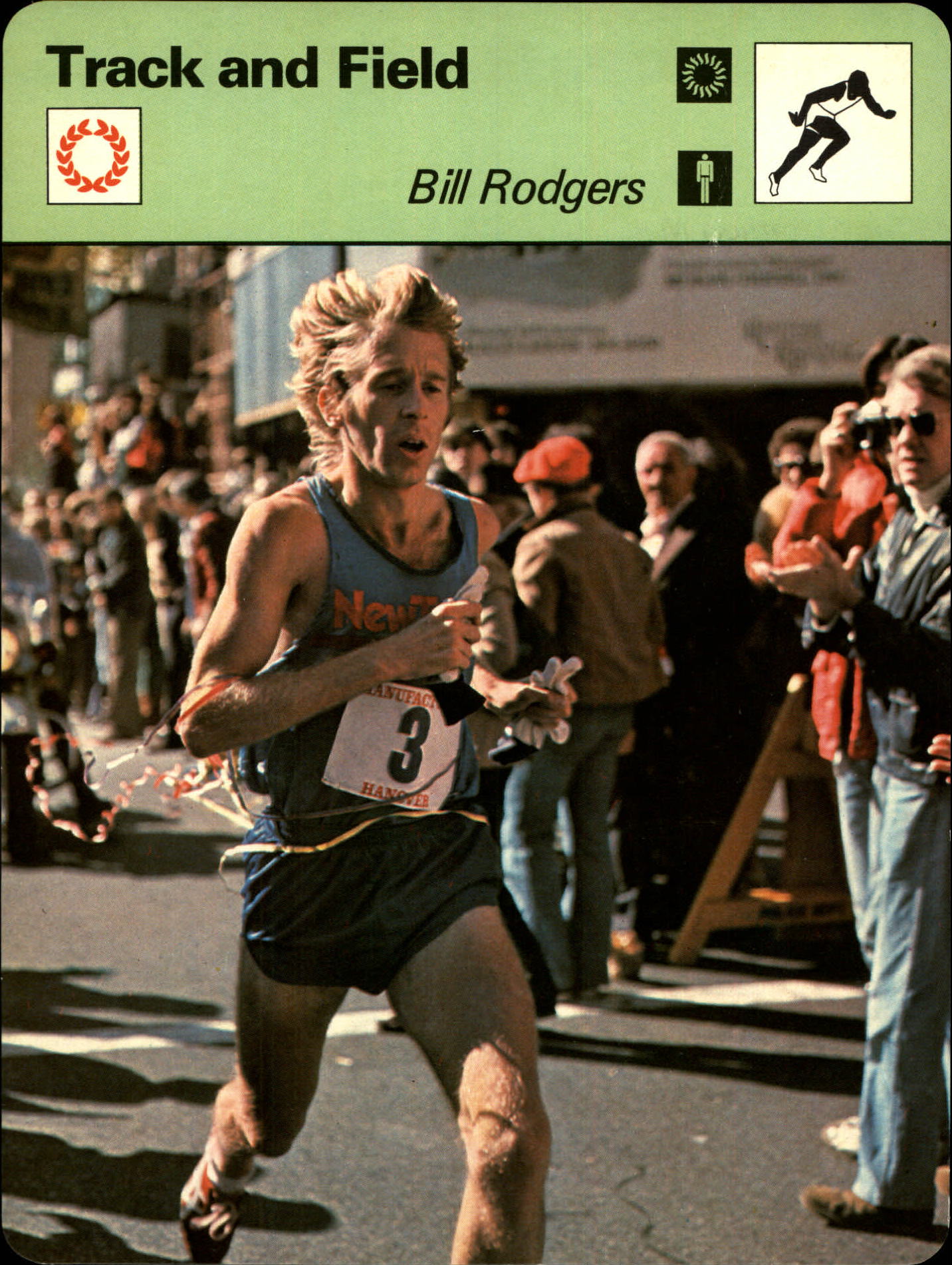 1977-79 Sportscaster Series 60 #6016 Bill Rodgers - B3820 - Ex+