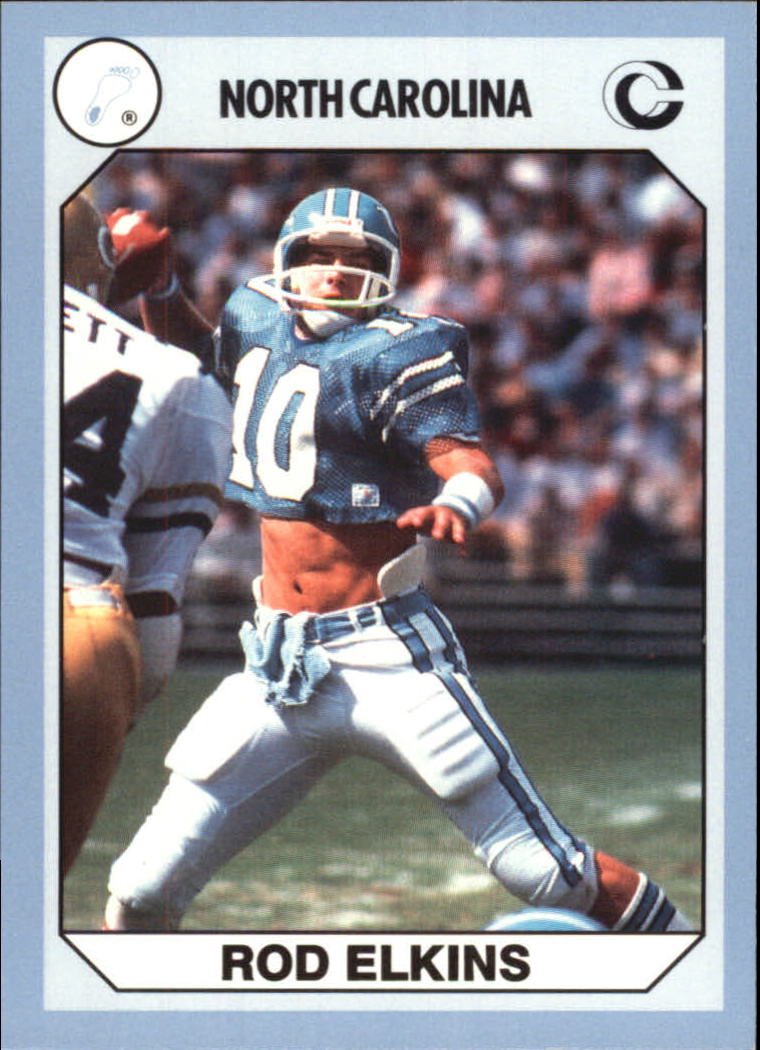 1990-91 North Carolina Collegiate Collection #12 Rod Elkins F - NM-MT