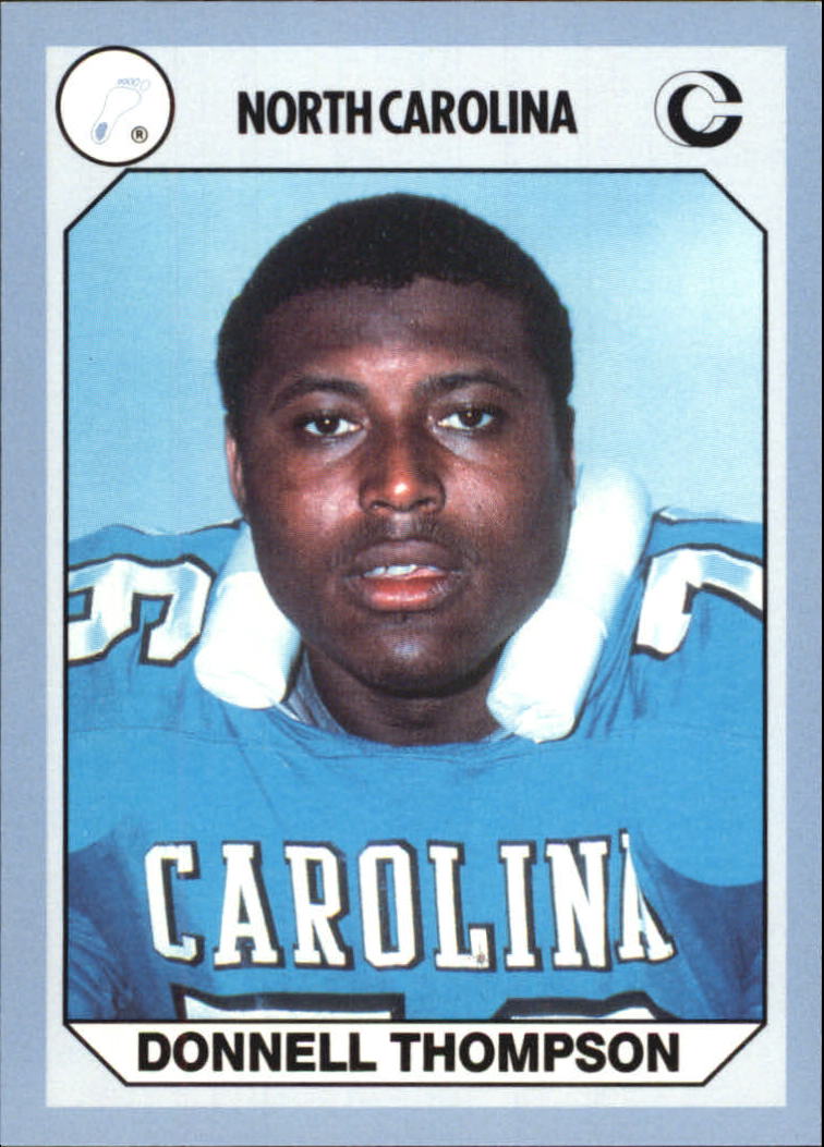 1990-91 North Carolina Collegiate Collection #21 Donnell Thompson F - NM-MT