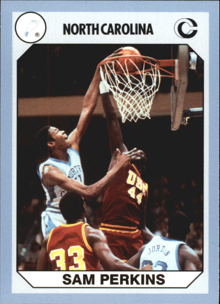 1990-91 North Carolina Collegiate Collection #39 Sam Perkins - NM-MT